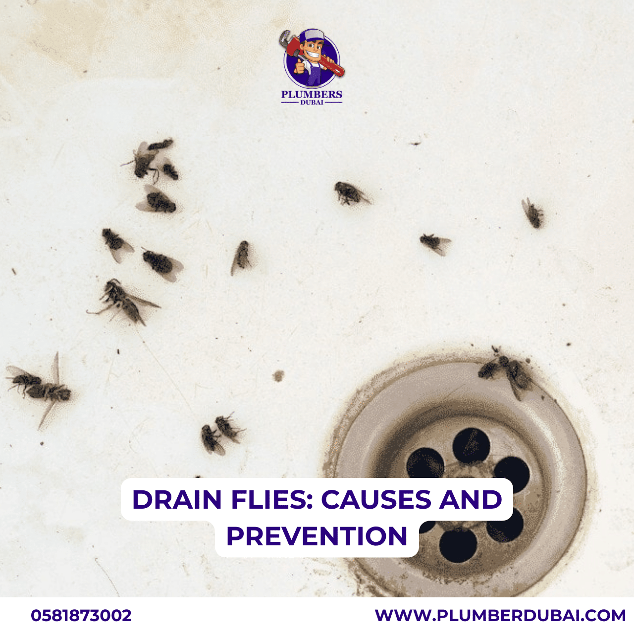 Drain Flies: Causes and Prevention - Plumber Dubai
