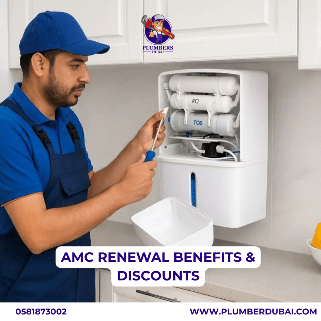 AMC Renewal Benefits & Discounts - 0581873002 - Plumber Dubai